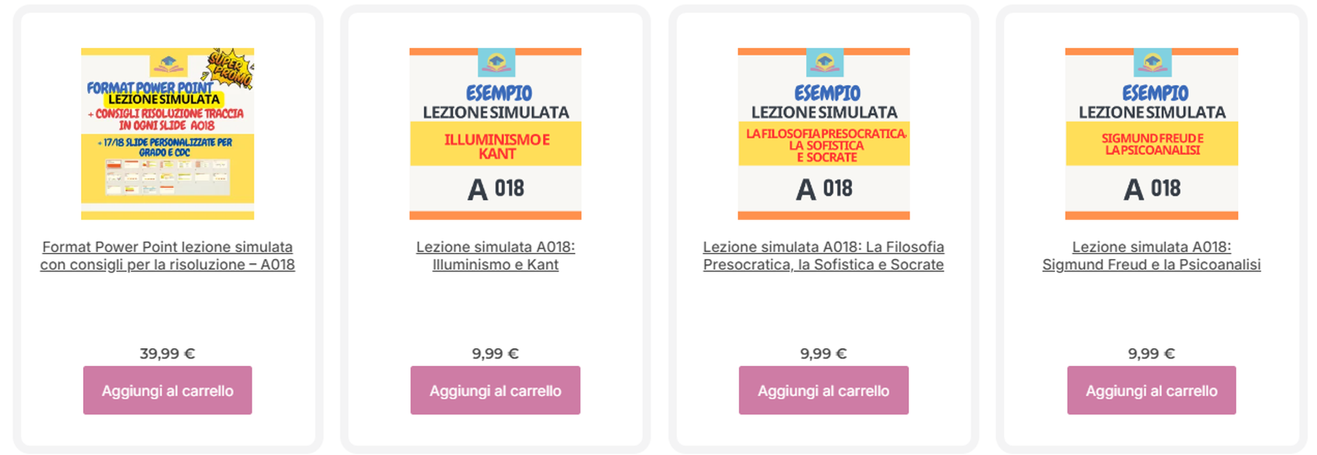 Lezione simulata A018