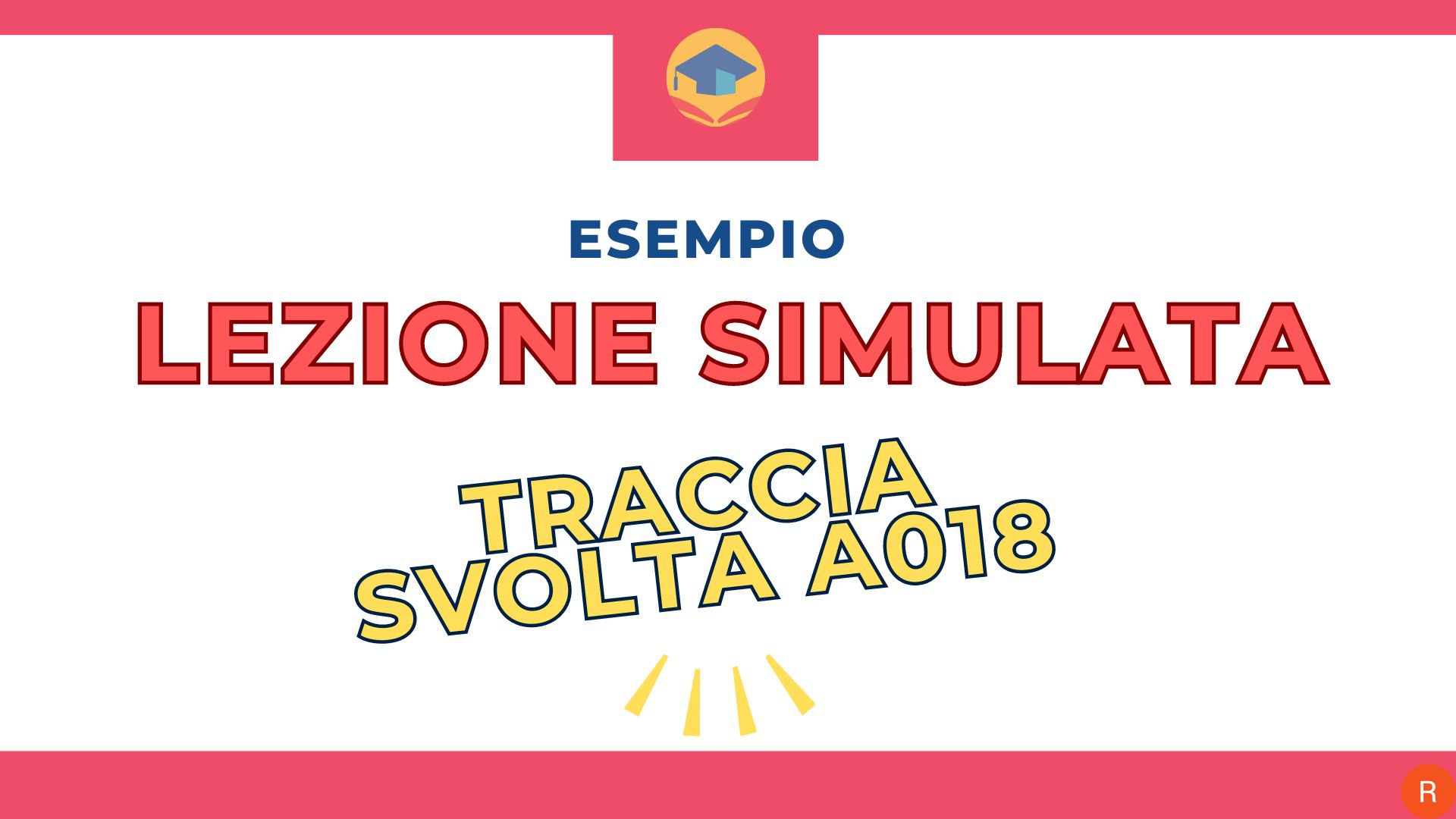 Lezione simulata A018