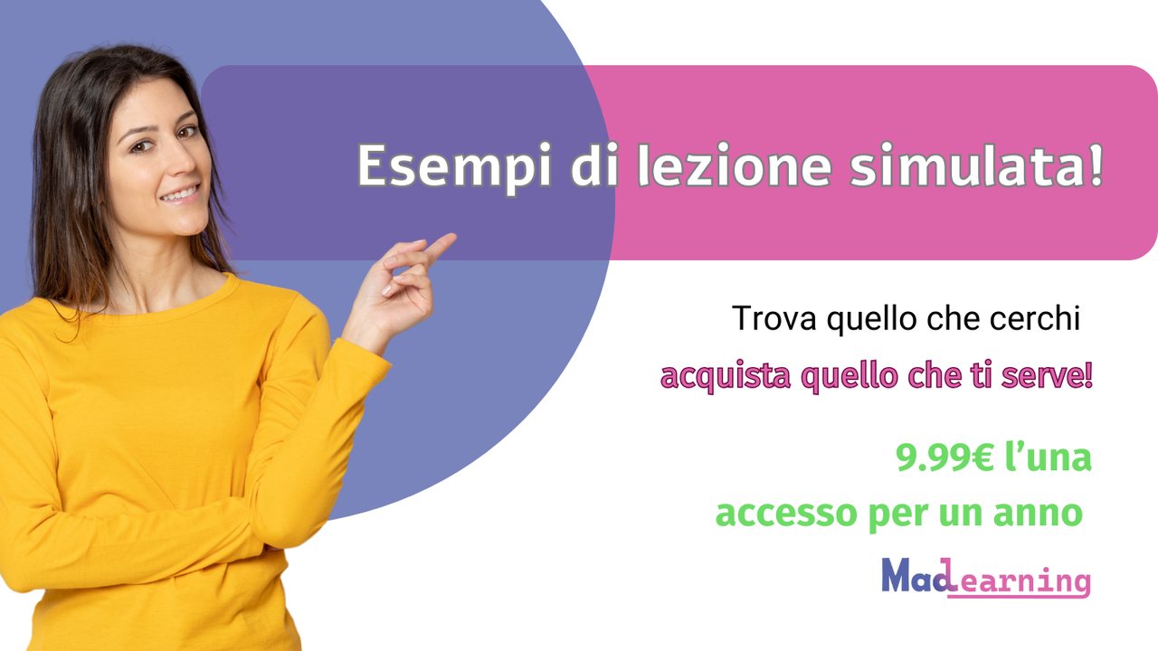 Esempi di lezione simulata